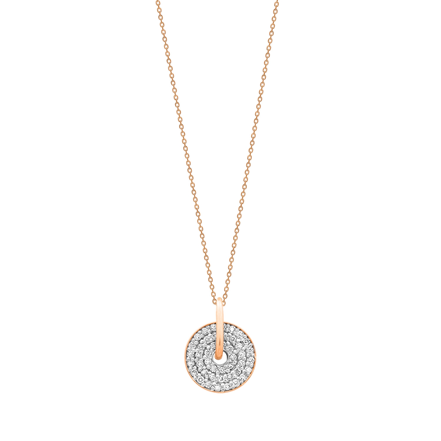 Collier Ginette Ny Mini Diamond Donut On Chain